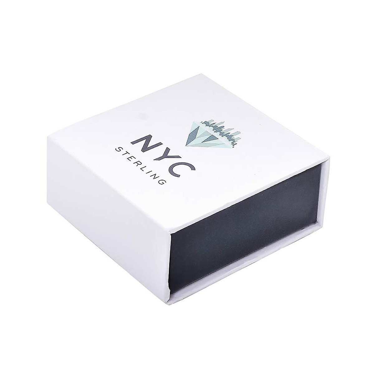 NYC Sterling Unisex Sterling Silver 5MM Diamond-Cut Rope Chain Necklace (20")