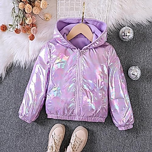 Girls Little Long Quilted Padded Light Puffer Coat Winter Coat with Soft Mini Fur Lining Newborn Winter Soft Warm Jacket