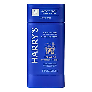 Harry's Extra-Strength Antiperspirant Deodorant, Sweat & Odor Control Antiperspirant for Men, Redwood, 2.5 oz Pack of 3