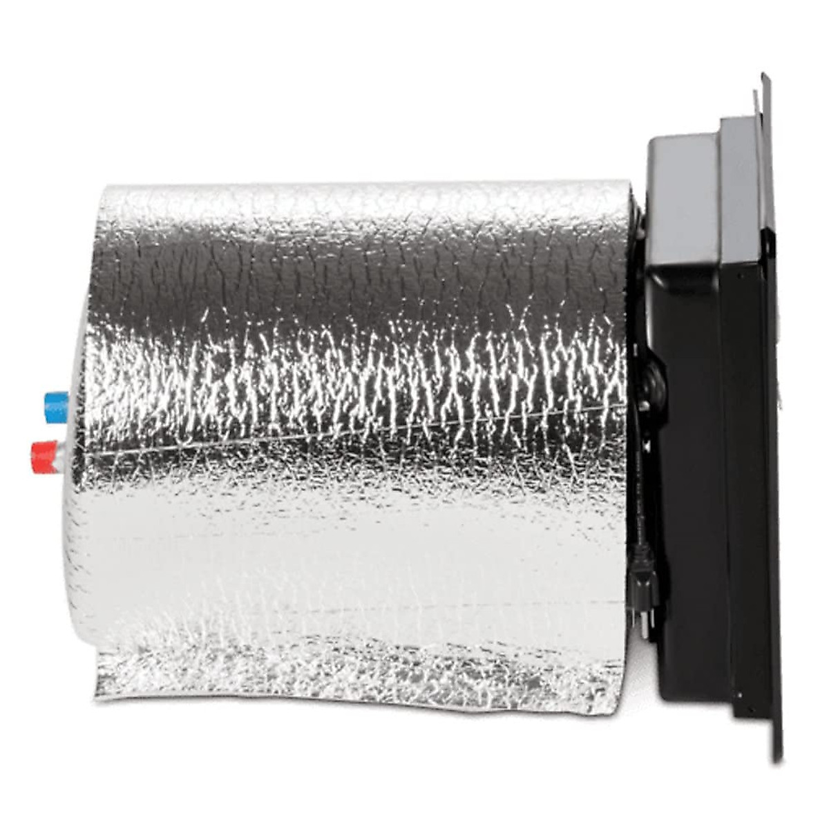 Dometic WH-6GEA RV Gas and Electric Water Heater - 12 Volt 6 Gallon Silver Burner-Quick Heating Burner System for Indoor Installation