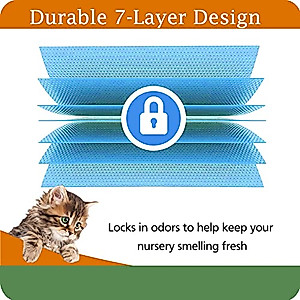 Varycony Cat Litter Refills Bag Cartridge Compatible with Your Genie Litter Standard Pail, Plus Pail, 8 Pack (NOT Compatible with Your Genie Litter XL Pail)