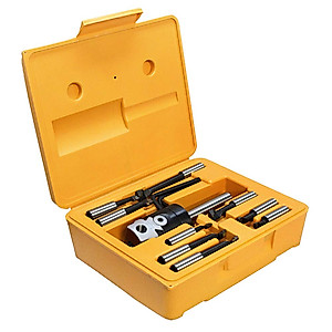 2 inch Boring Head with Straight Shank and Set of 9 Pcs of 1/2 inch Boring Bar