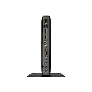HP G4V28UT#ABA Flexible Thin Client T620 Tower Desktop, 4 GB RAM, 16 GB SSD, AMD Radeon HD 8330E, Black