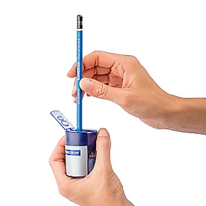 Staedtler Double Hole Pencil Sharpener, Two Holes for Standard Pencils, Large Colored Pencils, and Makeup Pencils, 512 006