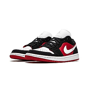 Jordan Womens WMNS Air 1 Low DC0774 016 Black/White/Gym Red - Size 11W