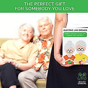 Healthy Seniors Electric Jar Opener for Seniors With Arthritis, Weak Or Rheumatoid Hands
