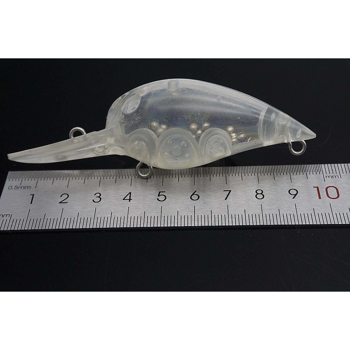 10pcs Unpainted Fishing Lures 9.8cm 15.19g Crankbait FishingTopwater Freshwater Topwater Artifical Minnow Bait Blanks Fishing Plugs Spoons LQN10#