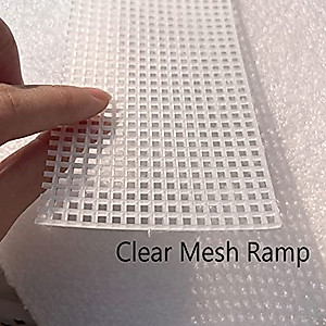 JILINWEI Hermit Crab Water Tank, Hermit Crab Aquarium Salt Water Pool Crab Cage Accessories with Climbing Ramp for Small or Medium Hermit Crab Habitat