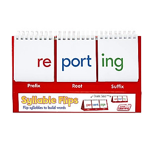 Junior Learning Syllables Flips Educational Action Games, Multicolor