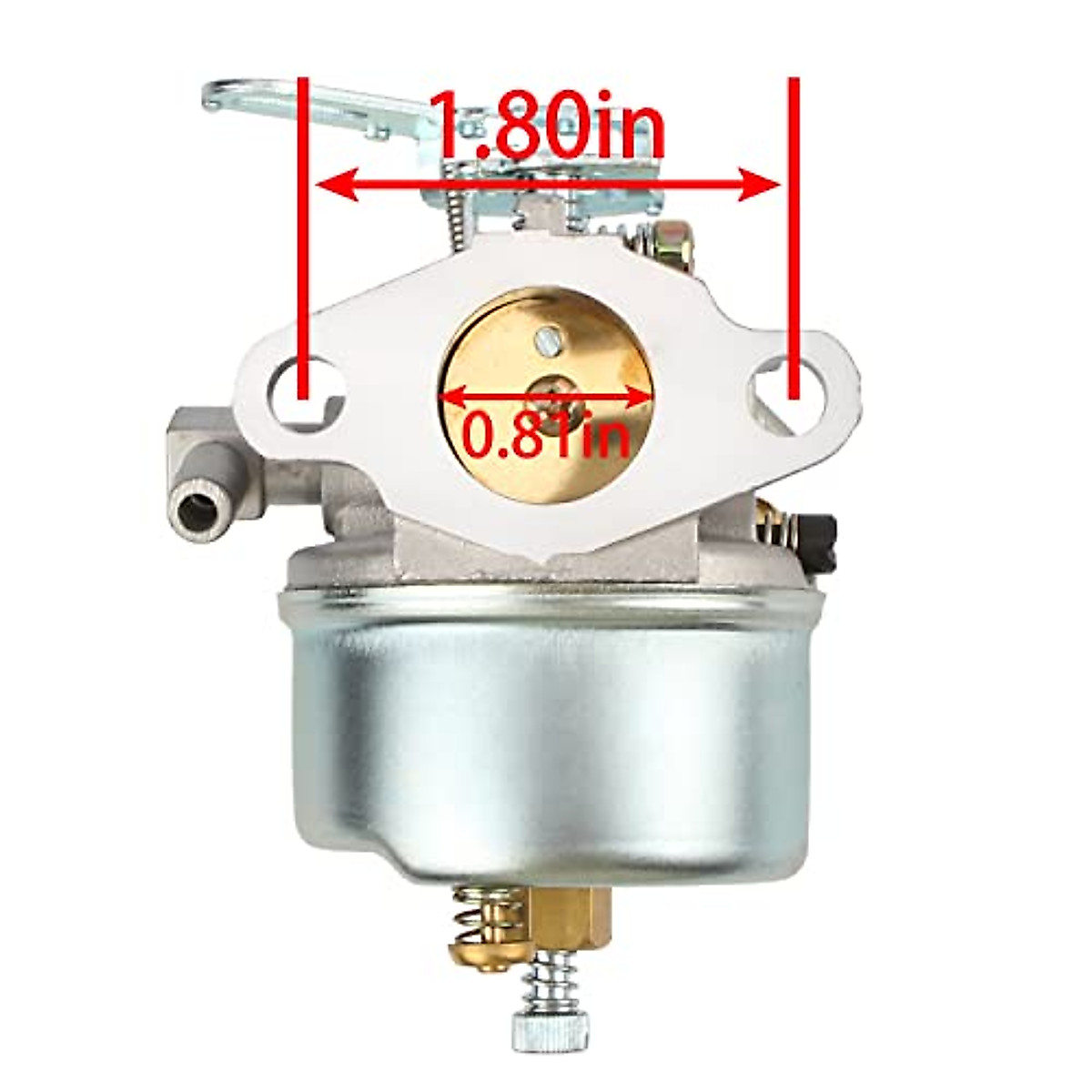 partszen 632113A Carburetor Snowblower with Primer Bulb for Tecumseh 632113A 632113 HS40 HSSK40 Engines for MFG 1427 for Oregon 50-662 Carburetor
