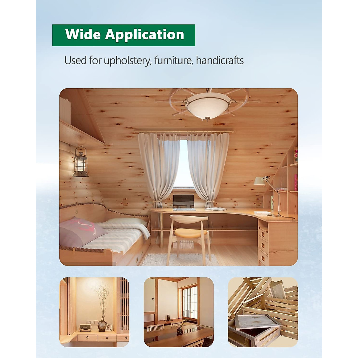 meite 20 Gauge 1/2-Inch (12.3mm) Crown 1/4-Inch Length Upholstery Staples for Staple Gun, Fine Wire Stainless Steel Staples for Carpet, Work Box, Cable, Shed (5,000 Pieces)