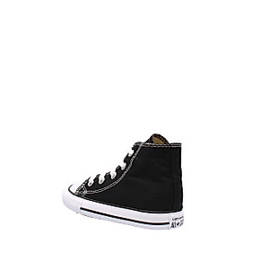 Converse Chuck Taylor All Star High Top Shoe, Black, 4 Infant (0 - 12 Months)