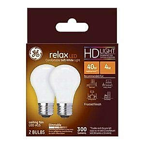 GE Lighting 258484 4 watt Ceiling LED Bulb, Pack of 2