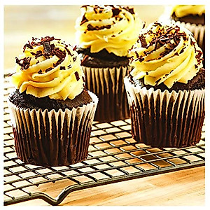 All-Clad D3 3-Ply Stainless Steel Cooling Rack 12x17 Inch Induction Half Sheet, Cookie Sheet, Muffin Pan, Cooling & Baking Rack, Round Cake Pan, Loaf Pan, Baking Pan Silver