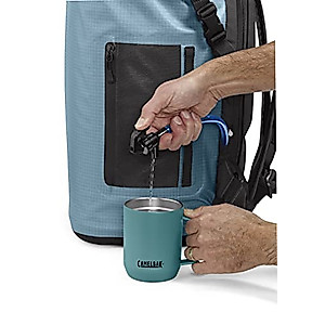 CamelBak ChillBak Pack 30 Soft Cooler Backpack & Hydration Center - Drink & Food Storage, Adriatic Blue