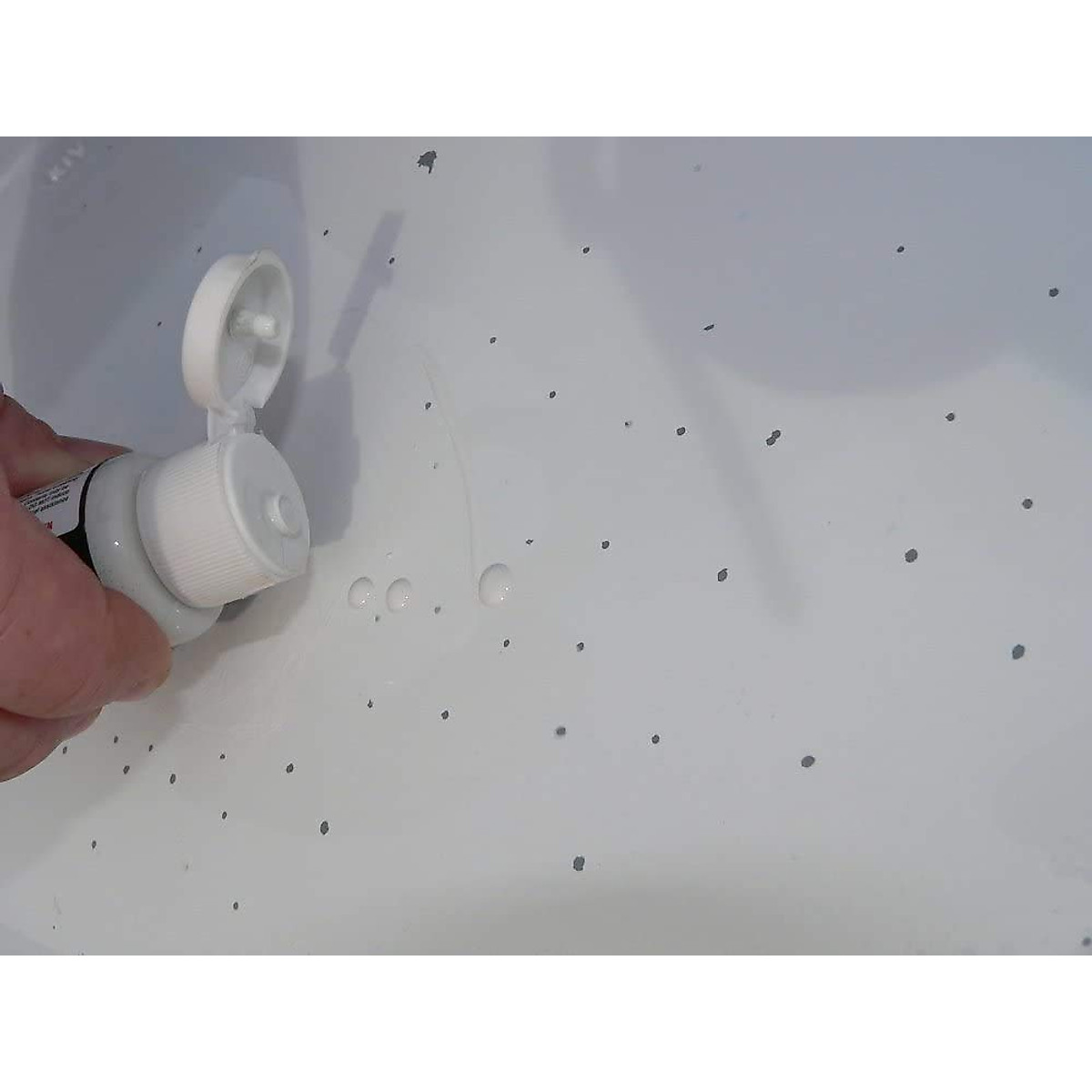 Dr. ColorChip Squirt-n-Squeegee Automobile Touch-Up Paint Kit, Compatible with the 2005 Porsche 911, Basalt Black Metallic (C9Z/Z4)