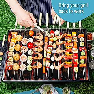 STCNADCR 17.5 inch Flavorizer Bar Replacement for Weber 7620, Genesis 300, E310, S310, E330, EP-330 Series,5 Pack Porcelain-enameled