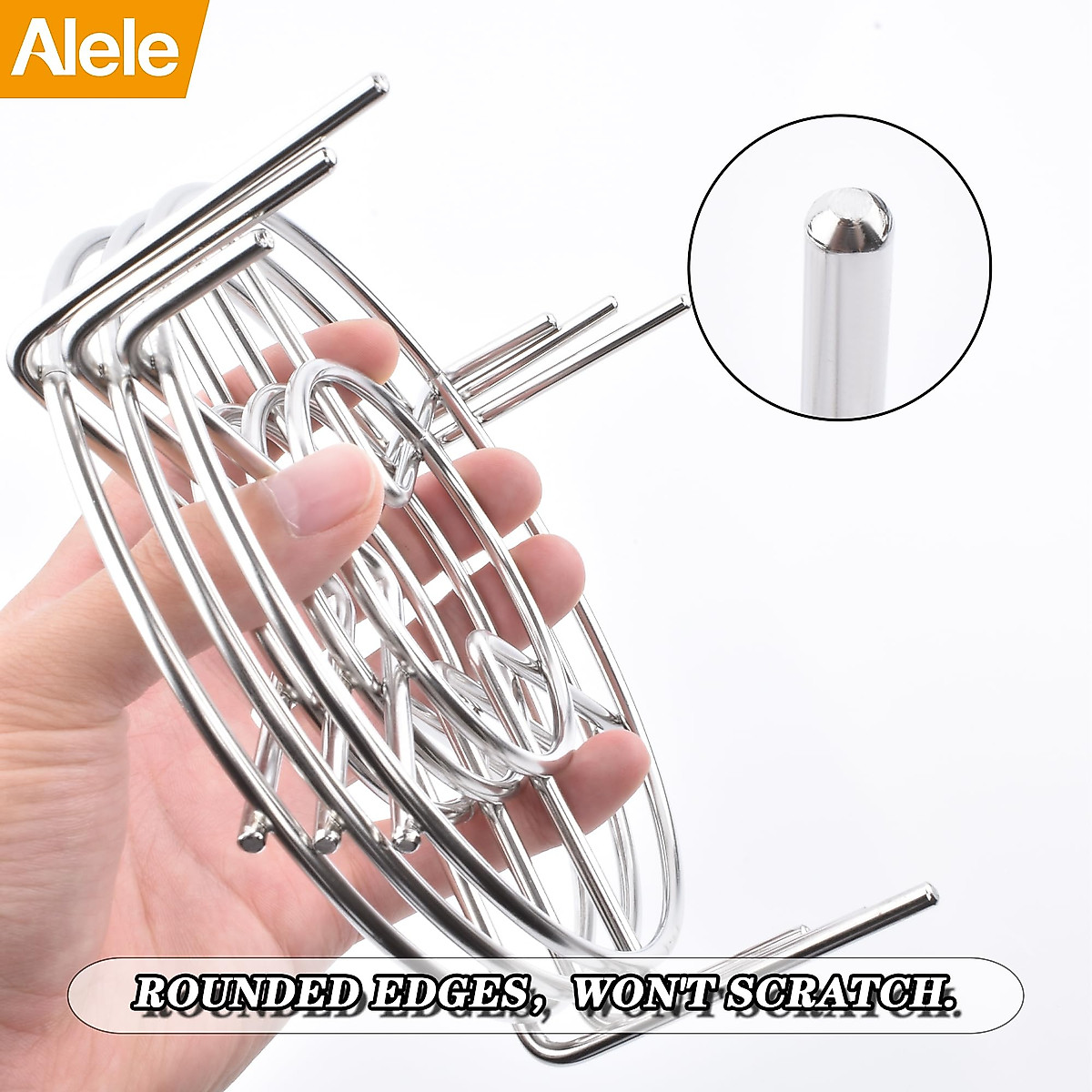 Steam Rack Trivet Stainless Steel Steaming Rack Electric Pressure Cooker steam rack Stand Diameter 6" 3Pack