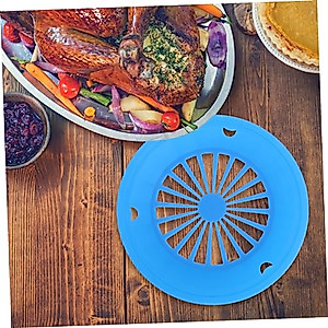 Healeved 20 Pcs grill plate paper plates bulk heavy duty paper plates foam plates Picnic Plate Holder paper plate holders reusable Camping Paper Plate tray food Accessories re-usable