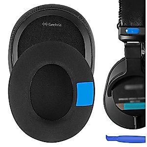 Geekria Sport Cooling Gel Replacement Ear Pads for Sony MDR-7506, MDR-V6, MDR-V7, MDR-CD900ST Headphones Earpads, Headset Ear Cushion Repair Parts (Black)