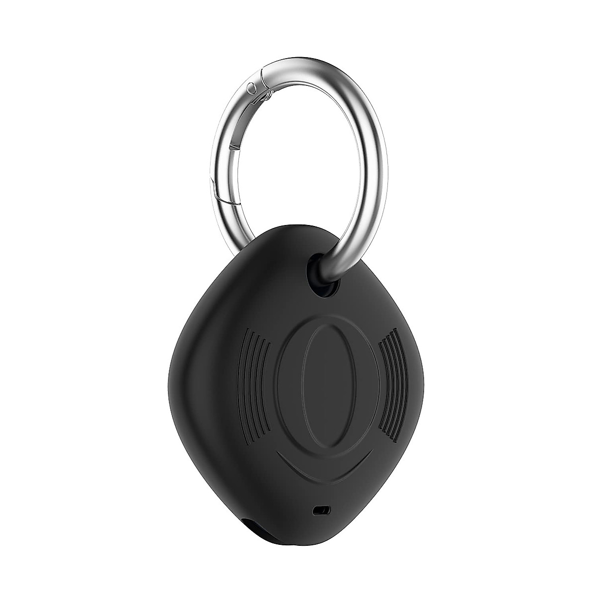 Propector Case Compatible with Samsung Galaxy SmartTag/SmartTag+ Case,Soft Silicone Lightweight Keychain Anti-Scratch Protevtive Skin Cover for Galaxy SmartTag (Red+Black)