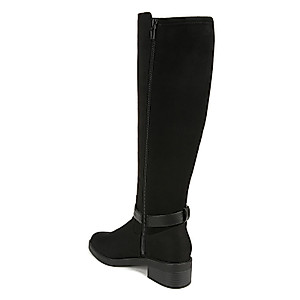 LifeStride Womens Brooks Knee High Riding Boots Black Faux Leather 8.5 M