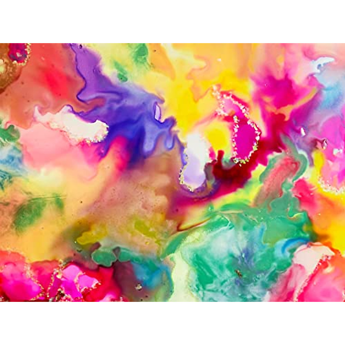 Alcohol Ink Synthetic Paper & Watercolor - Non-Absorbent, Heavy Weight & Tear Resistant - Easily Wipes Off for Reusable Art Paper - Flexible Bright White EVO 9x12 Inch (10 Sheets)
