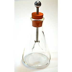 EISCO Electroscope Kit, Electrical Charge Demonstration, Borosilicate Glass Flasks