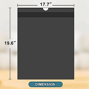 Small Trash Bags Drawstring, Extra Strong 4 Gallon Garbage Bags, Unscented Trash Bags fit Kitchen Bathroom Office Cat Litter, JUKFITA Trash Can Liners, Dark 60 Count