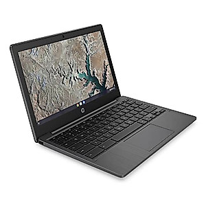 HP Chromebook 11-inch Laptop, MediaTek MT8183(2f)-Core Processor, MediaTek Integrated Graphics, 4 GB RAM, 32 GB SSD, Chrome OS (11a-na0027nr, Ash Gray) (Renewed)