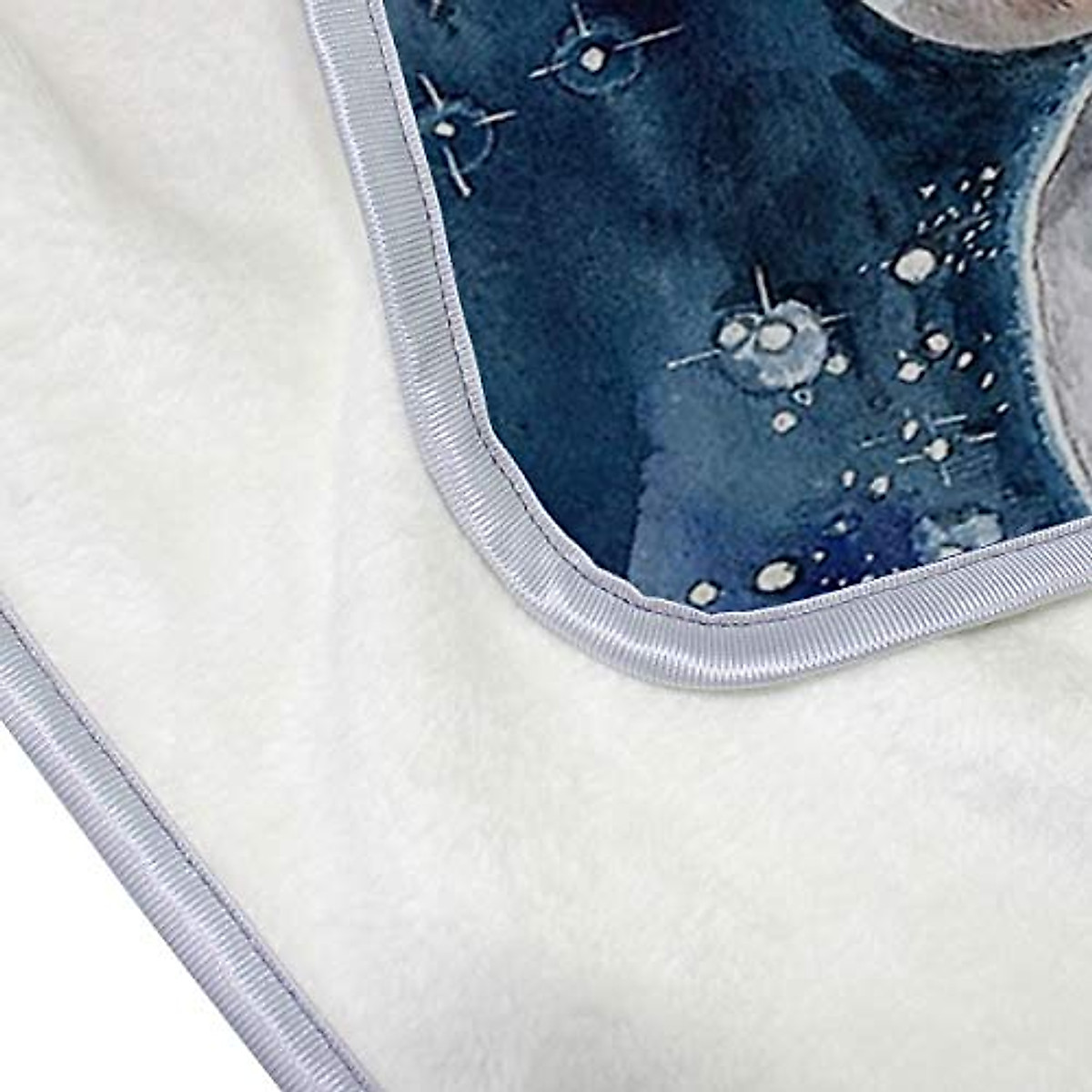 Rats are Stars Spelled Backwards Throw Blanket Soft Warm Cozy Bed Couch Lightweight Polyester Microfiber Size 50" W x 60" L for Kids Women Boy