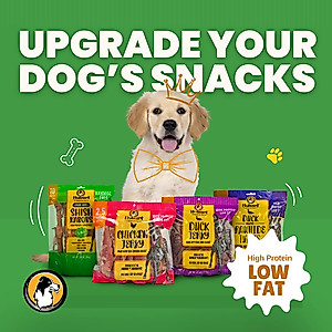 Hubert Pet Premium Cod Skin Crisps - Single Ingredient Natural Dog Treats for All Breeds, No Artificial Anything - 1.5 lbs Bag