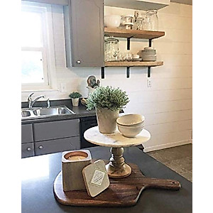 2 Pack - Angle Shelf Bracket, Iron Shelf Brackets, Metal Shelf Bracket, Industrial Shelf Bracket, Modern Shelf Bracket, Shelving