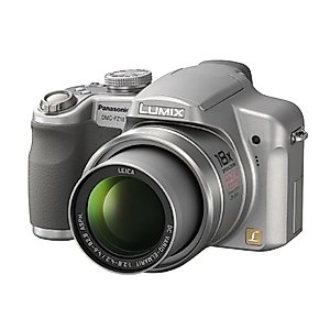 Panasonic Lumix DMC-FZ18S 8.1MP Digital Camera with 18x Wide Angle MEGA Optical Image Stabilized Zoom (Silver)