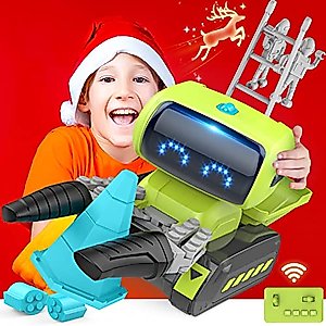 Uarzt Robot Toys for Kids 3-5 5-7 8-12, [12.5 Inch] RC Programmable Robots for Kids 3-5 6-8 8-12, Remote Control Robot, for 3 4 5 6 7 8-12 Year Old Boys Girls Kids Birthday 2022