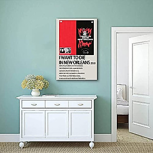 Singer Poster Radical Suicide Album Cover Posters Canvas Wall Art Print Picture for Living Room Bedroom Decor Gift (E,12x18in Unframe)