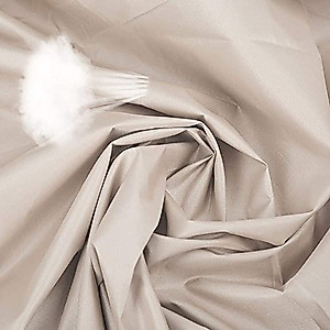 Outdoor Swing Cushion Cover Patio Swing Cushion Replacement 3 Seater Swing Seat Cushion Cover Waterproof (Beige)