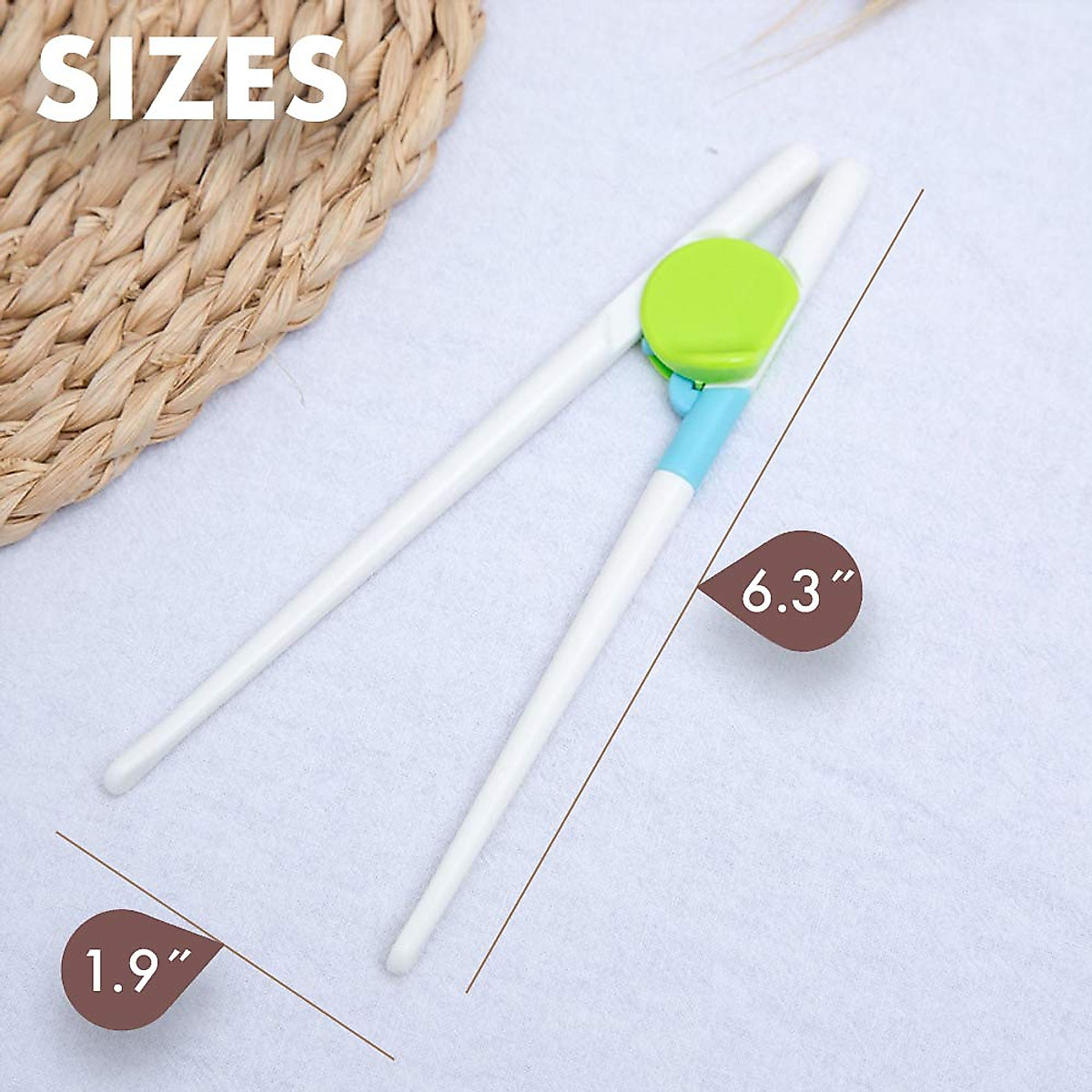 5 Pairs Easy to Use Cheater Training Chopsticks for Children and Adults Fashion Helper Training Toy Reusable Kids Learnings Chopstick