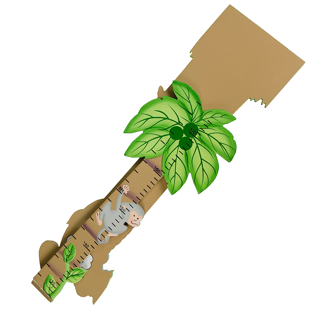 Fantasy Fields - Sunny Safari Animals Thematic Kids Wooden Growth Chart | Imagination Inspiring Hand Painted Details