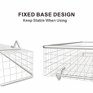 LZLXXLZL Air Fryer Basket for Oven, Compatible with Cuisinart Air Fryer TOA-60 Serie/TOA-65, 304 Food-Grade Air Fryer Basket for Oven with Air Fry Option, Cooking and Baking for Convection.