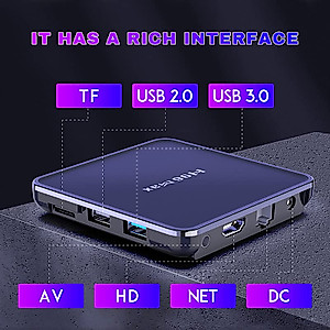 Android 12.0 H96 Max TV Box 4GB RAM 64GB ROM RK3318 Quad Core CPU Support Dual WiFi 2.4G+5G/4K/3D BT 4.0 Smart TV Box