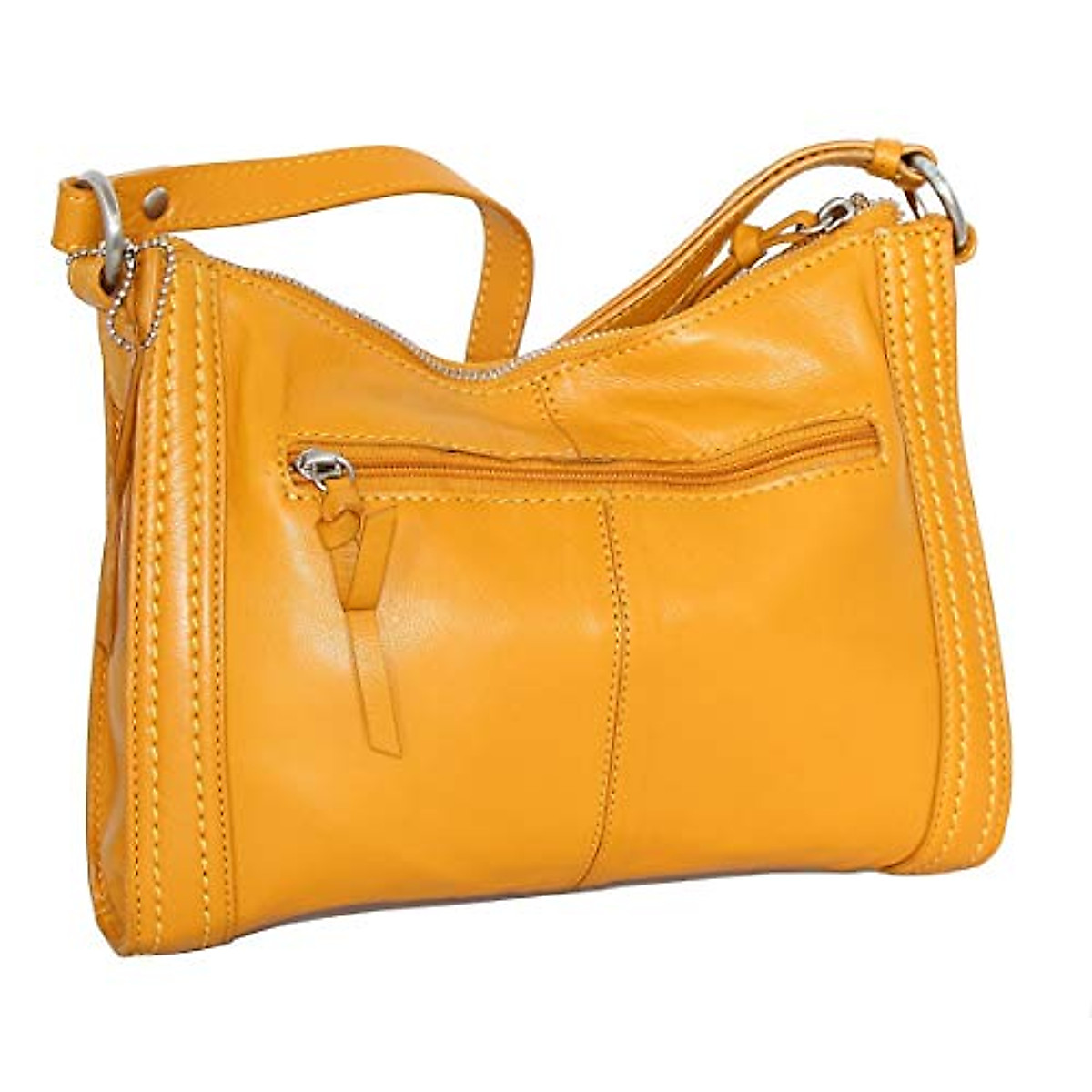 Kitty Cat Leather Crossbody (Mustard)