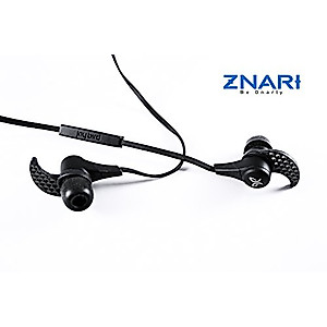 Jaybird Earphone Earbud Foam Tips with Protective Case - BlueBuds X3, X2, X - 5 Pairs 10 Pieces - Medium Black