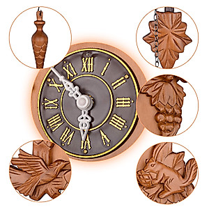 Kendal Handcrafted Wood Cuckoo Clock MX211