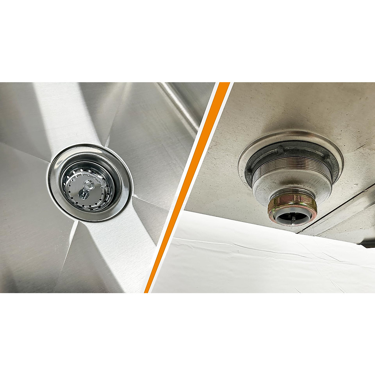 Commercial 3 Compartment Corner Sink, Stainless Steel Kitchen Restaurant ETL NSF