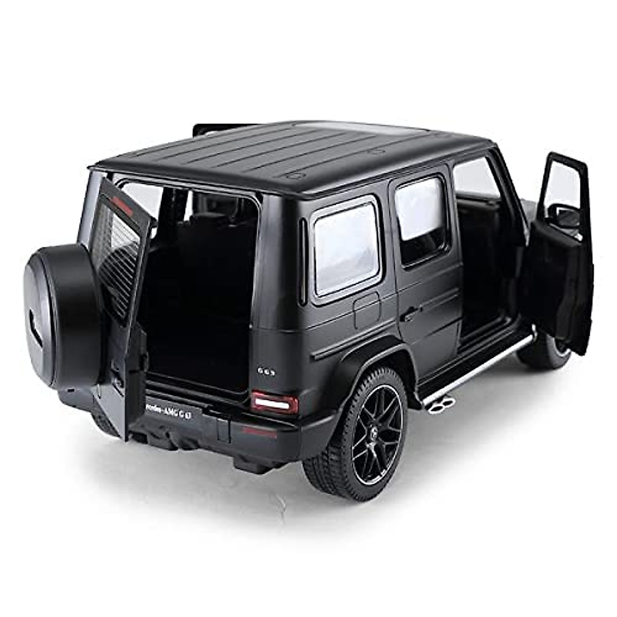 RASTAR Off-Road Remote Control Car, 1:14 Mercedes-AMG G63 R/C Off-Roader Toy Car, Doors Open/Working Lights - Black/2.4Ghz