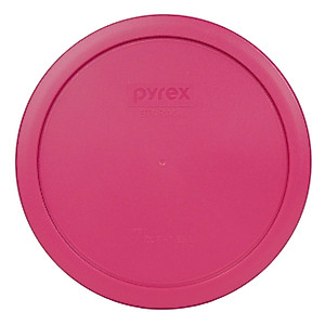 Pyrex (3) 7402-PC 6/7 Cup Fuchsia (3) 7201-PC 4 Cup Surf Blue (3) 7200-PC 2 Cup Red Replacement Food Storage Lids Made in the USA