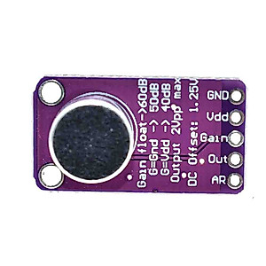 MAX9814 Microphone AGC Board Module Auto Gain Control for Arduino Programmable Attack and Release Ratio Low THD
