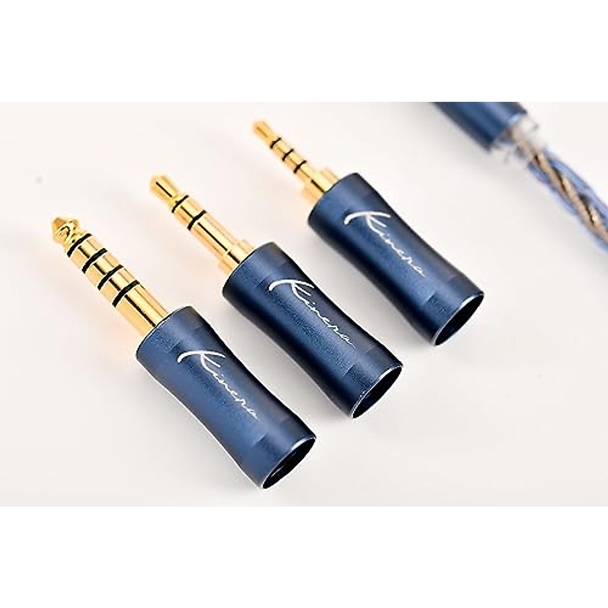 HiFiGo Kinera Ace 2.0 Modular Upgrade Earphone Cable, IEMs Replaceable 8-Strand Silver-Foil & Copper Alloy Wire Cable with 2.5mm/3.5mm/4.4mm Plug (0.78 2PIN)