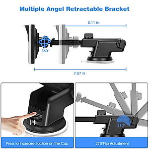 Naradoo Baby Car Camera with 10 LED Lights 1080P Baby Car Monitor Rear Facing Seat with 5 Inch Baby Car Mirror with Wide Clear View and Night Vision to Observe Baby's Movement